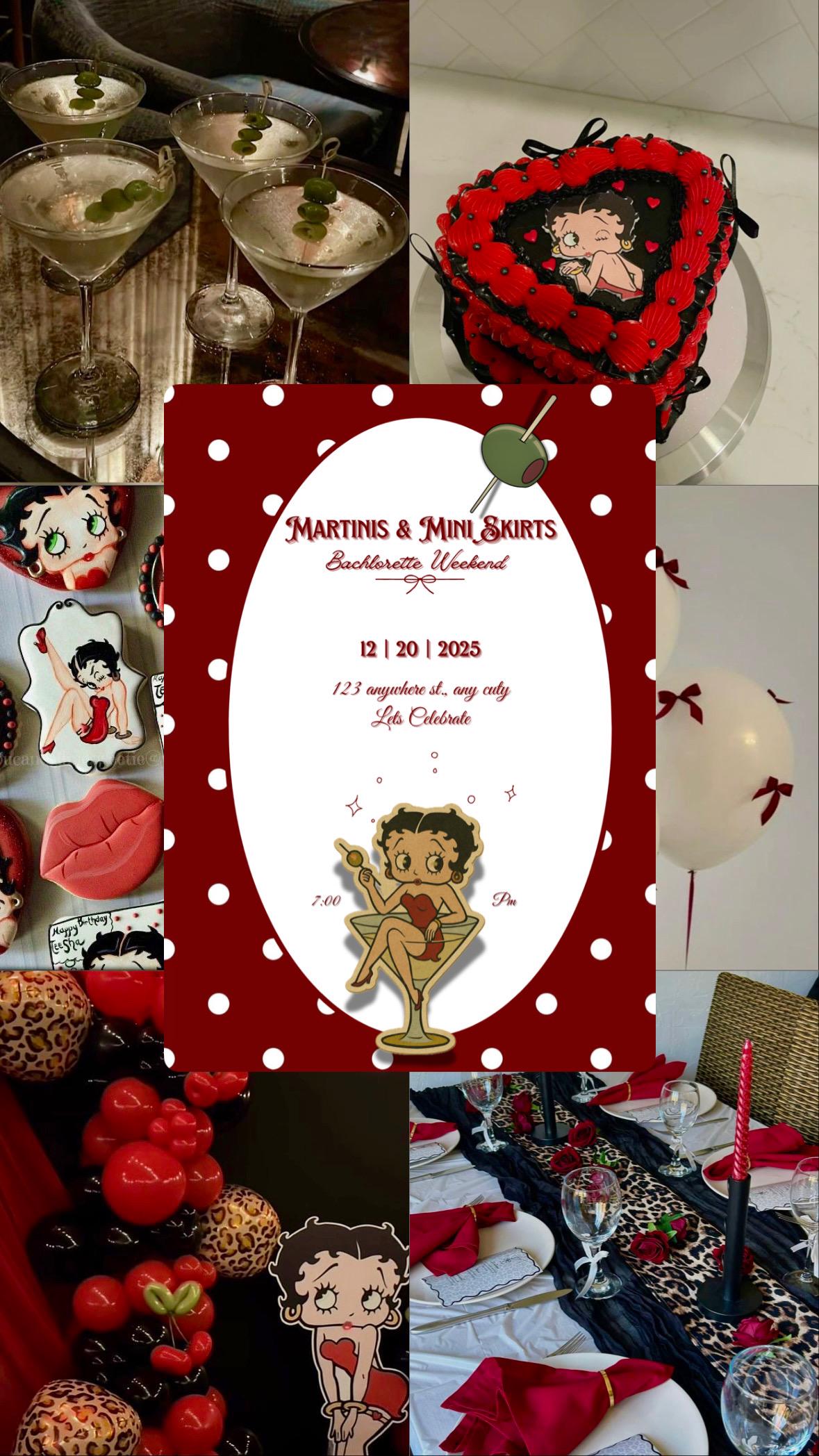Betty Boop Bachelorette | Betty Boop Invitation | Bachelorette ...