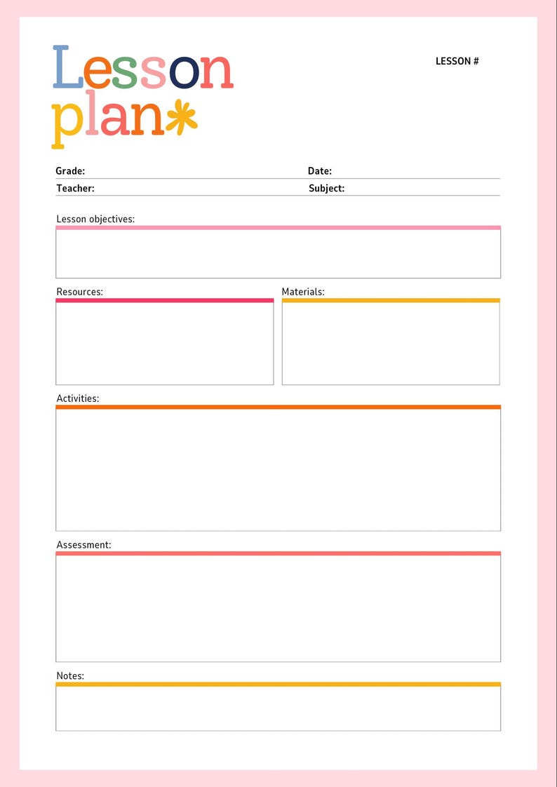 Lesson Plan - Etsy