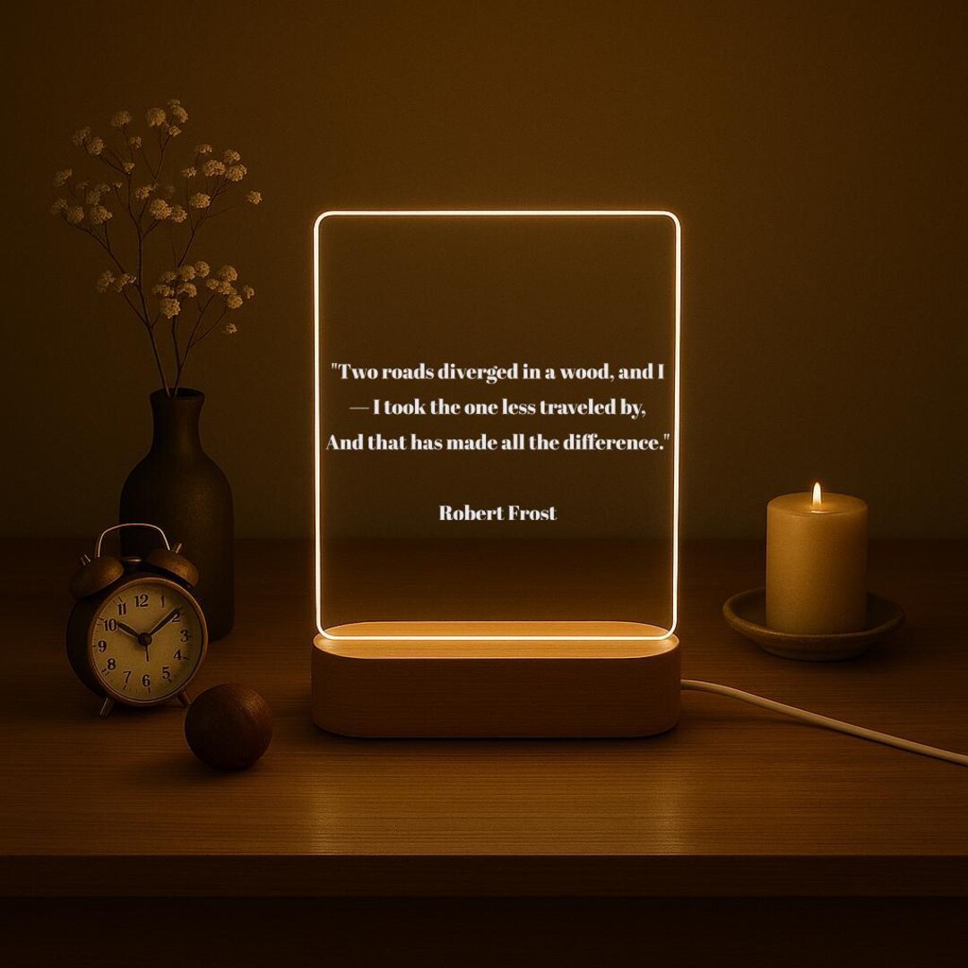 Personalized Bible Verse LED Light: Custom Engraved Christian Gift - Etsy