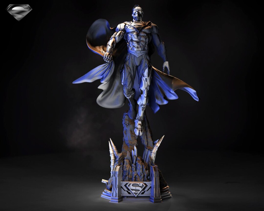 The Steel Revenant – Cyber Guardian Ascension STL Statue - Etsy