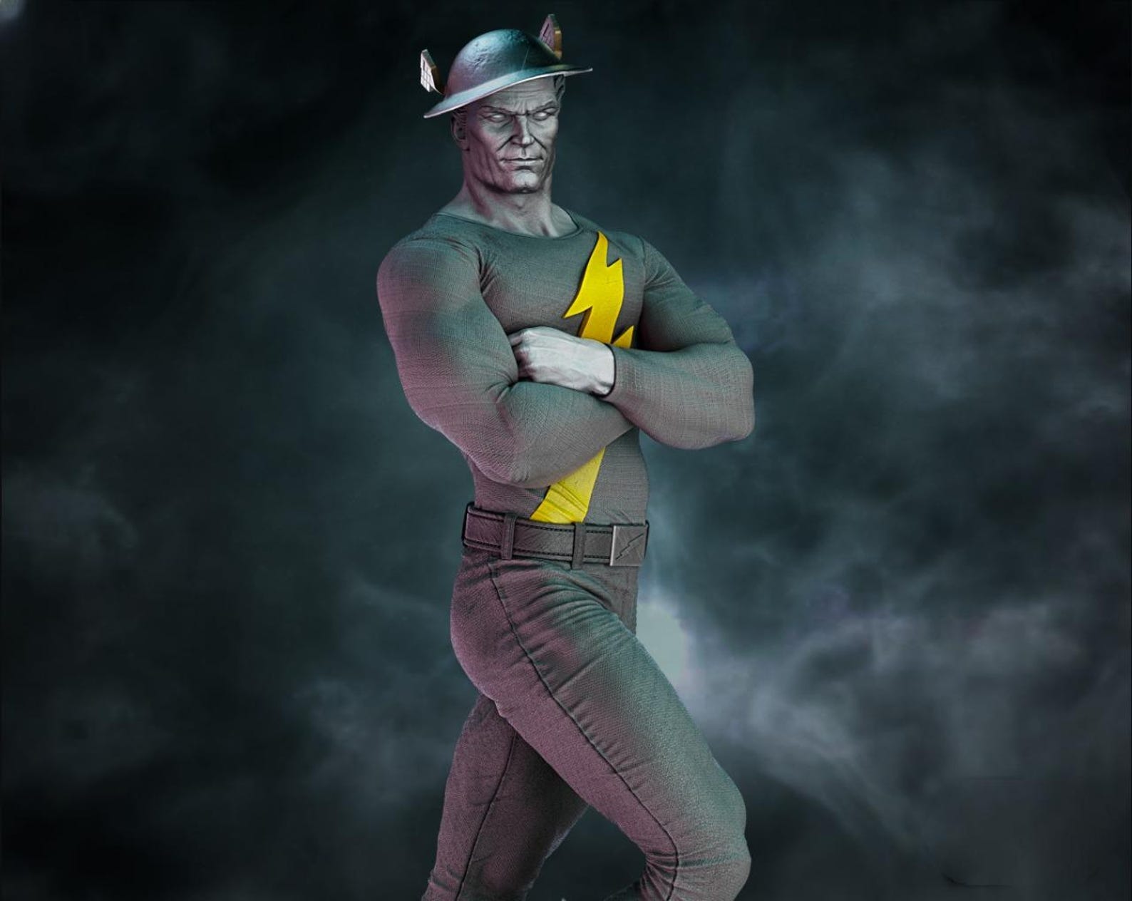 Speed Sentinel – Vintage Hero STL Statue - Etsy