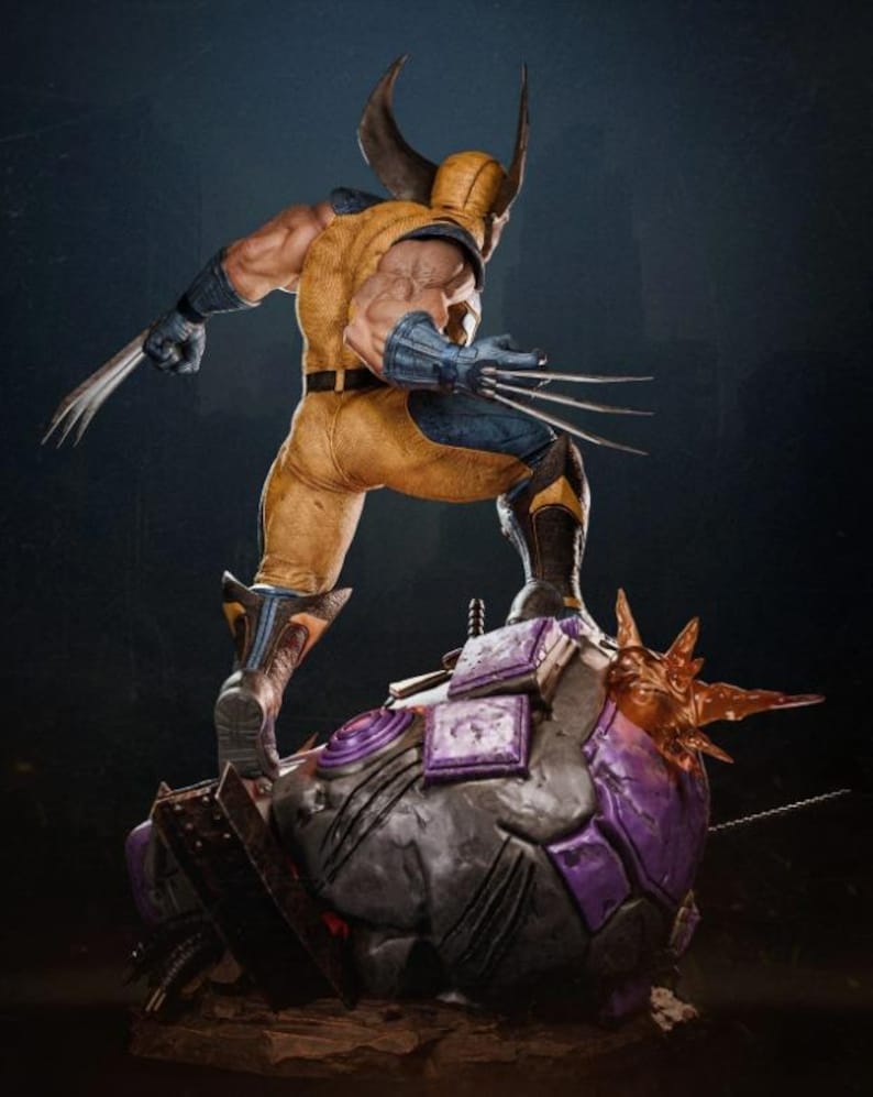 The Lone Predator – Anger Hunter STL Statue - Etsy