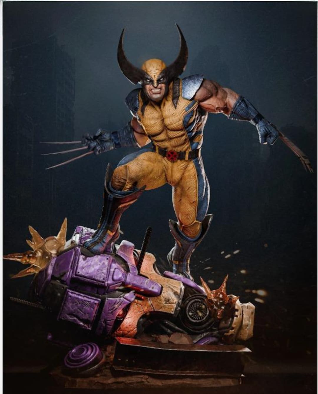 The Lone Predator – Anger Hunter STL Statue - Etsy