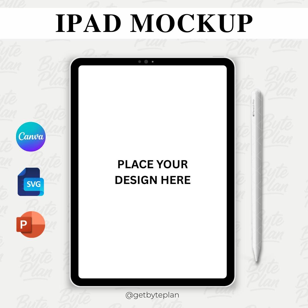 IPad Mockup Bundle | Canva, PSD, SVG, Powerpoint - Etsy