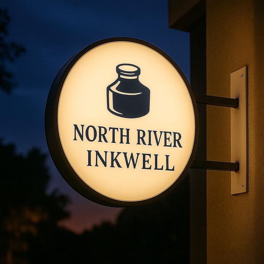 Glow Lightbox Sign | Double Sided Illuminated Storefront Sign | Custom ...