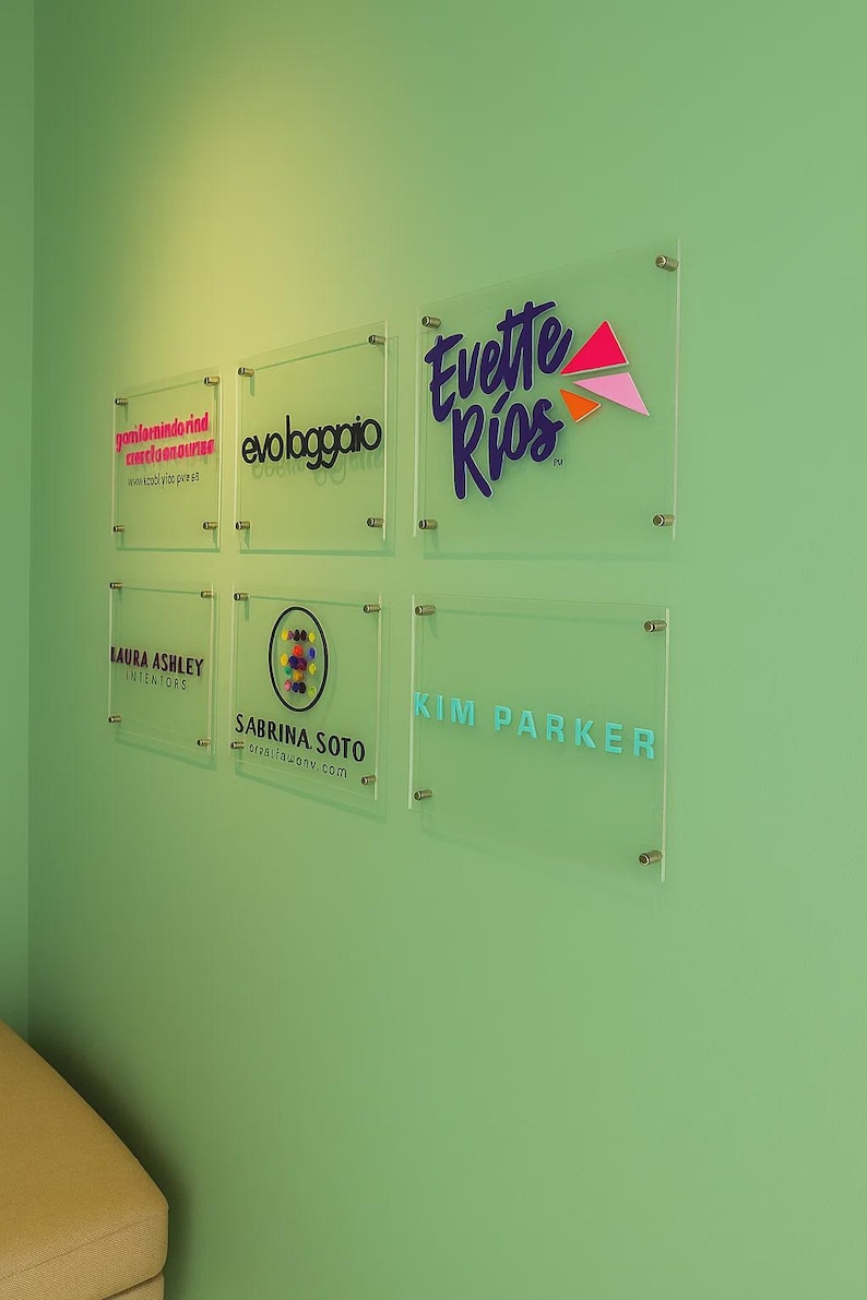 Personalized Acrylic Logo Sign - Custom Acrylic Sign - Acrylic Door ...