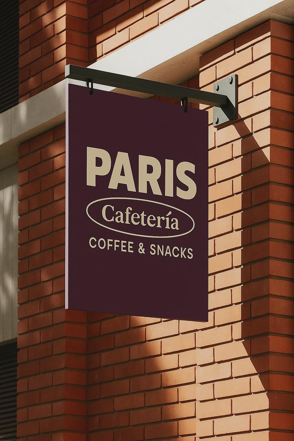 Custom Hanging Blade Sign - Storefront Wall Mounted Sign - Double Sided ...