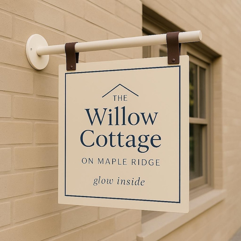 Custom Blade Sign, Storefront Sign, Salon Sign, Double Sided Sign ...