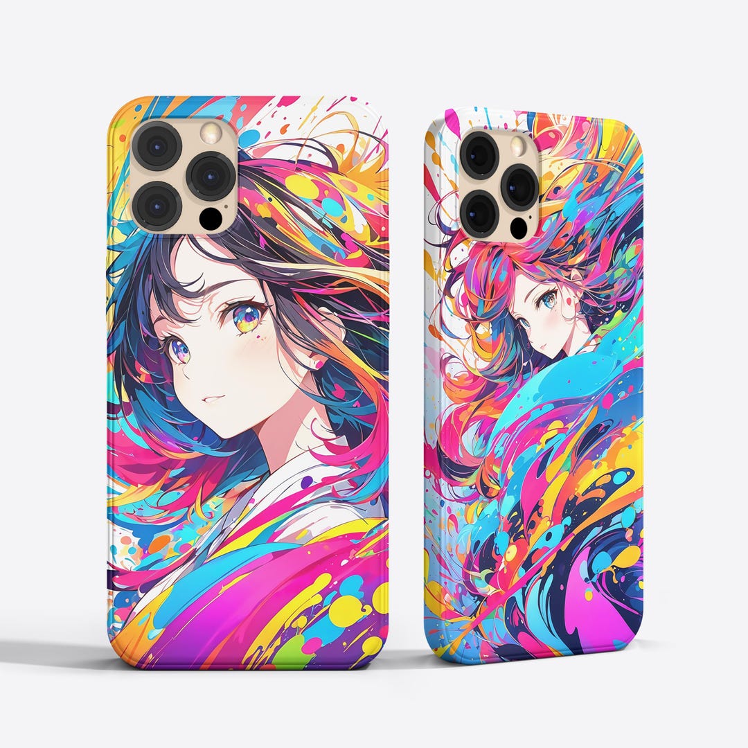 Kawaii Phone Cased Watercolor Girls, Cute Phone Cases iPhone 17 Pro Max ...