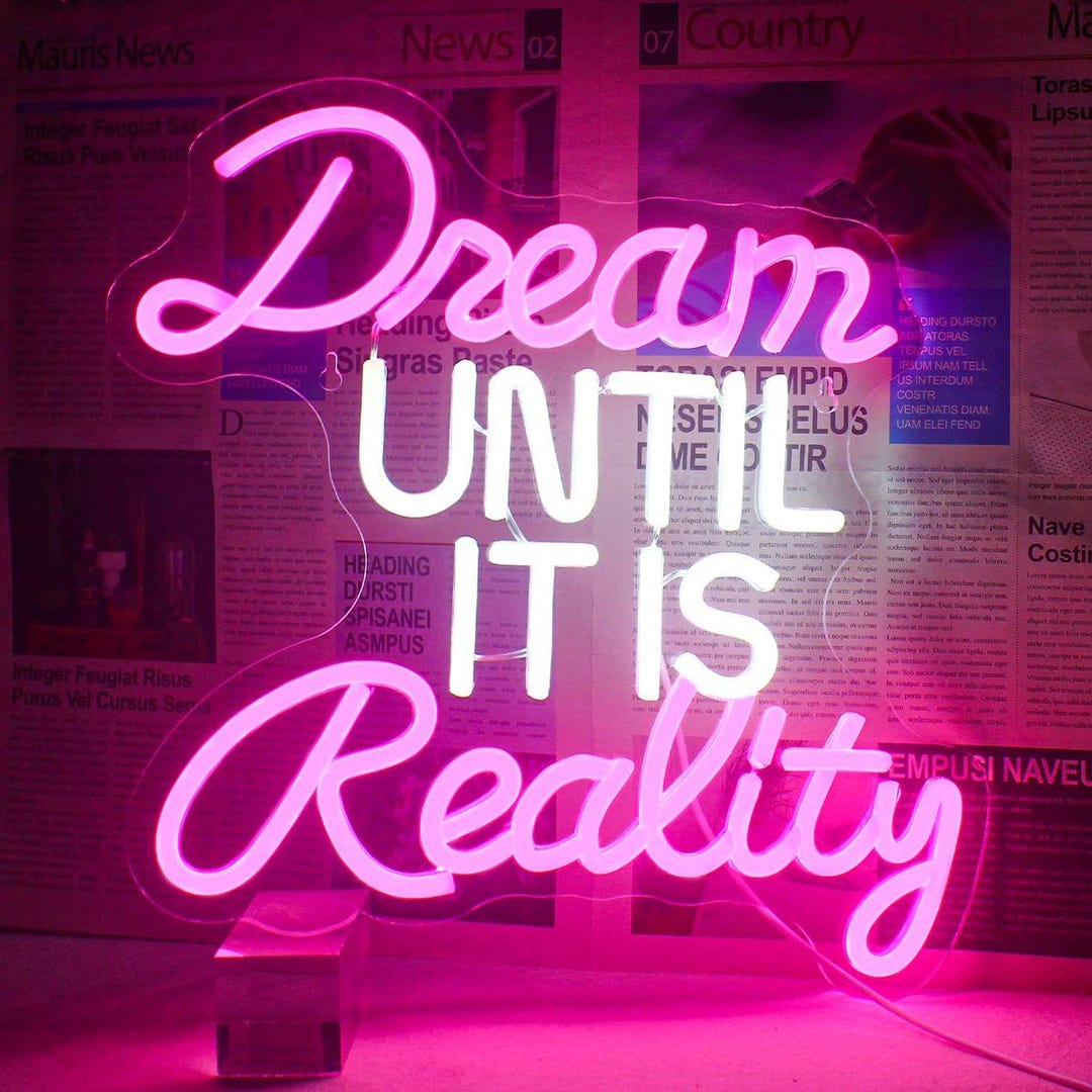 Custom Neon Decor Sign | Personalized LED Wall Light | Custom Quote ...