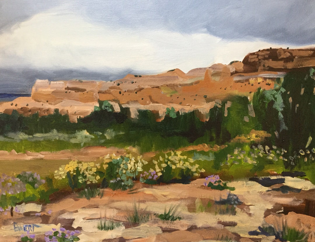 Ghost Ranch- Fine Art - Oil Painting - Etsy