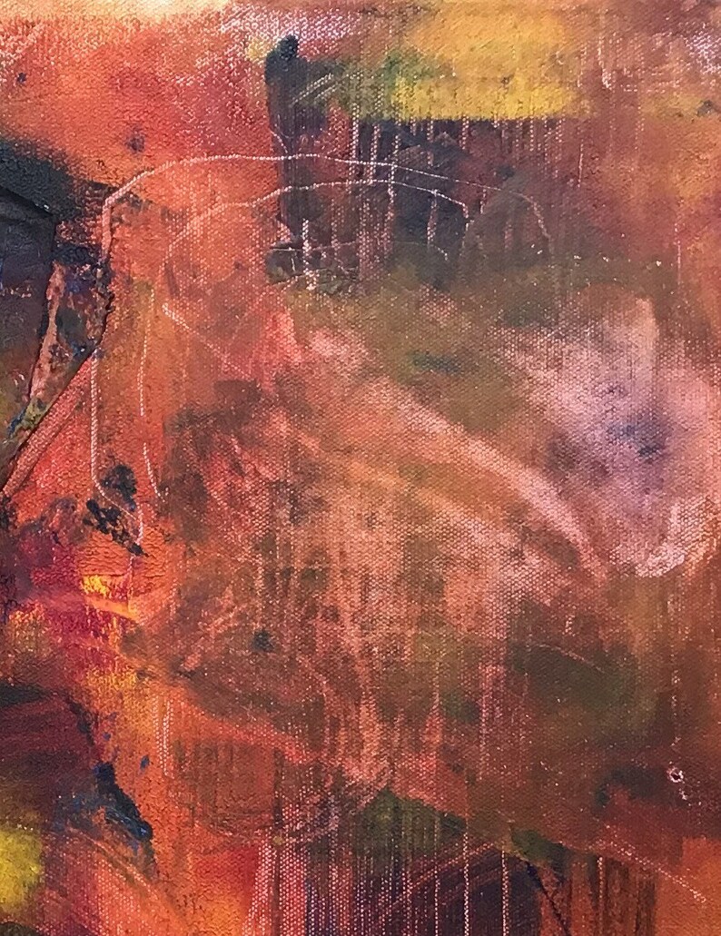 All Dressed up Abstract Cold Wax and Oil Fine Art - Etsy