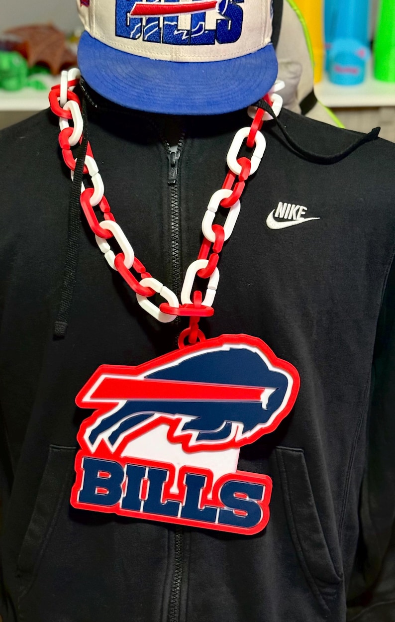 Custom 3D Printed Medallion Chain: Personalized Team Logo Necklace - Etsy