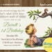 Log Truck Birthday Photo Invitation, Boys Printable Invite Lumberjack ...