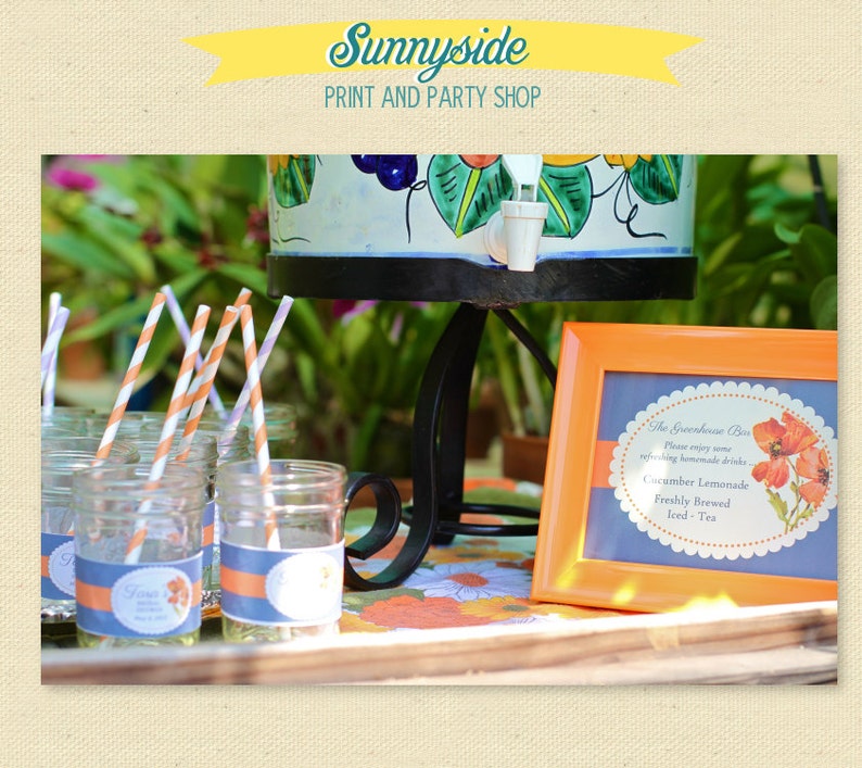 Coordinating Sunnyside Printable Party Sign Your Choose Size - Etsy