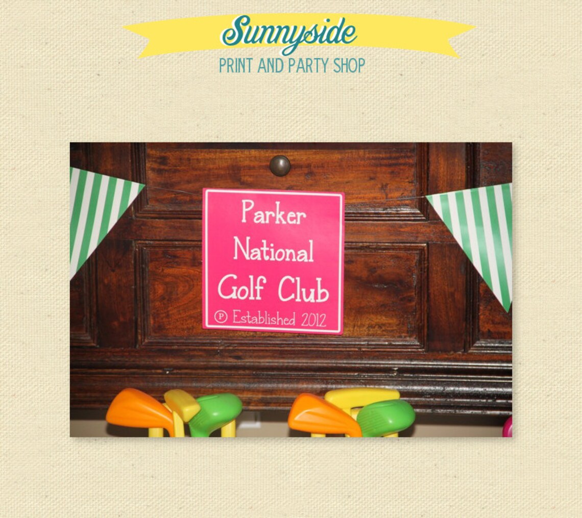 Coordinating Sunnyside Printable Party Sign Your Choose Size - Etsy