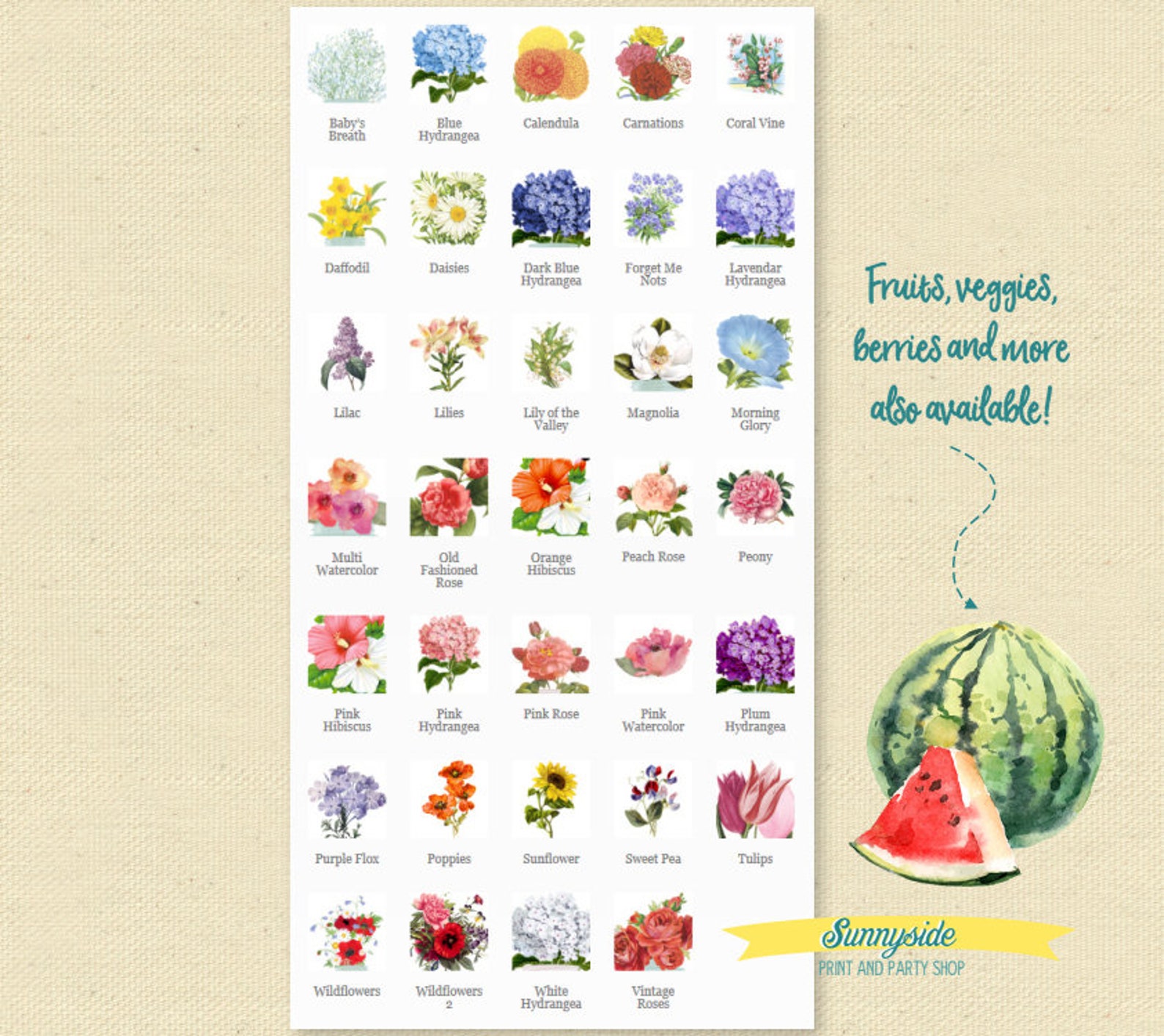 Custom Logo PRINTABLE Seed Packet Design DIY Customer - Etsy