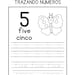 Bilingual Number Tracing Worksheets 1–10 | English & Spanish Printable ...