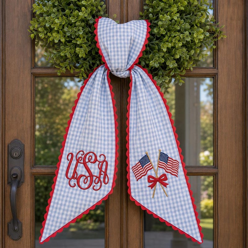 Red White & Blue Sash - Etsy