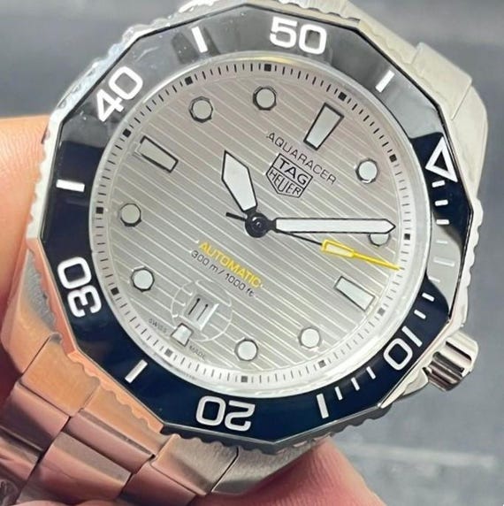 Tag Heuer AQUARACER Automatic Aviator Date Rotating B… - Gem