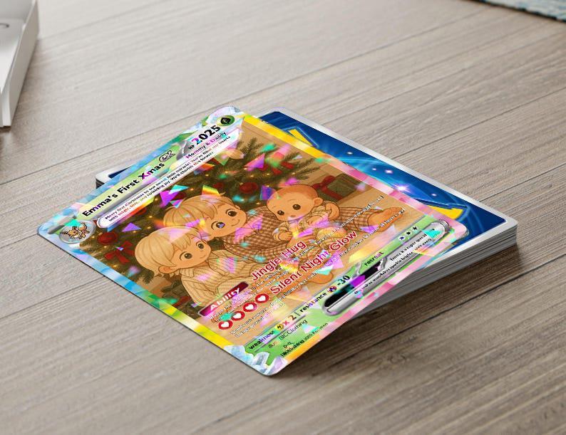 Personalized Pokecard, Personalized Anniversary Trading Card ...