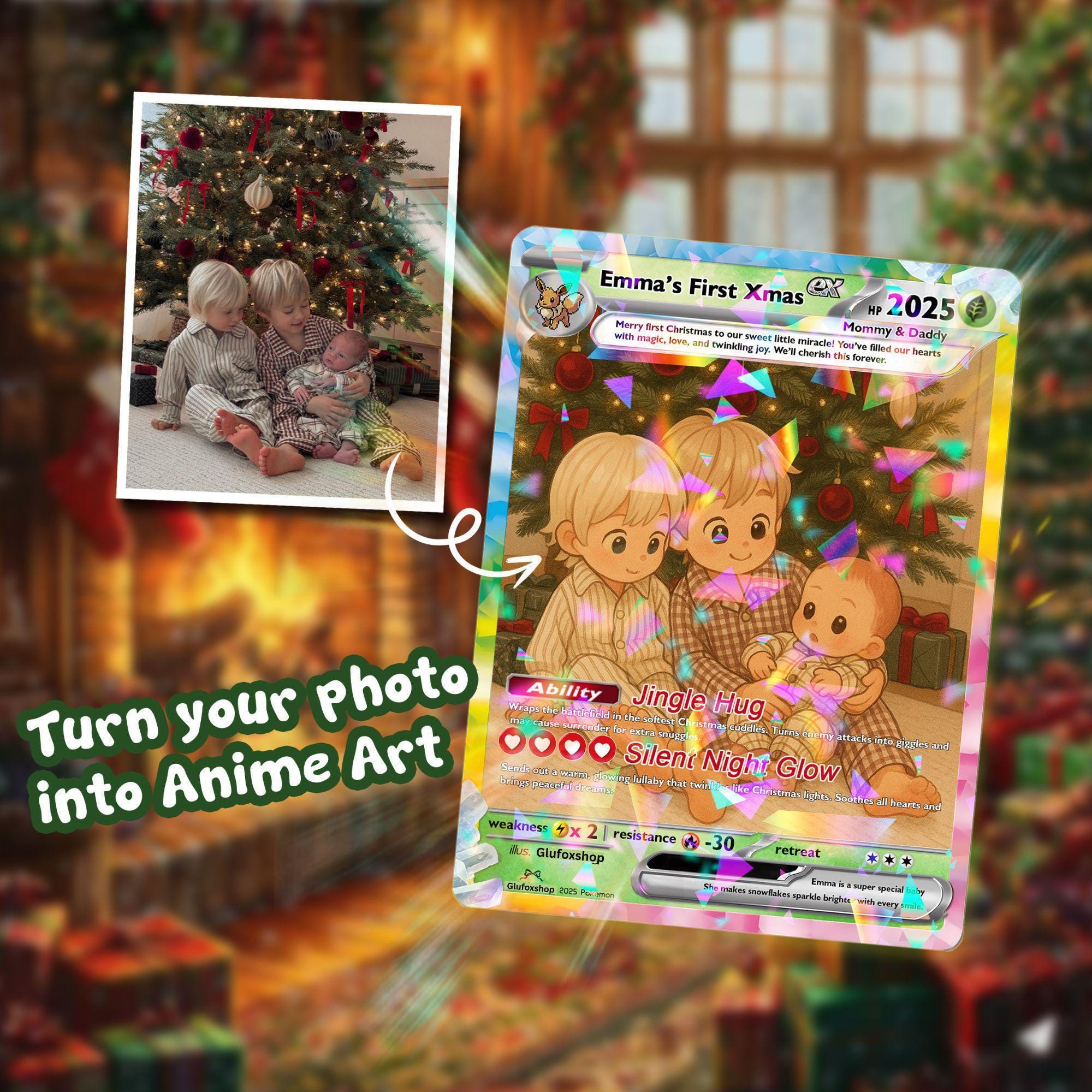 Personalized Pokecard, Personalized Anniversary Trading Card ...