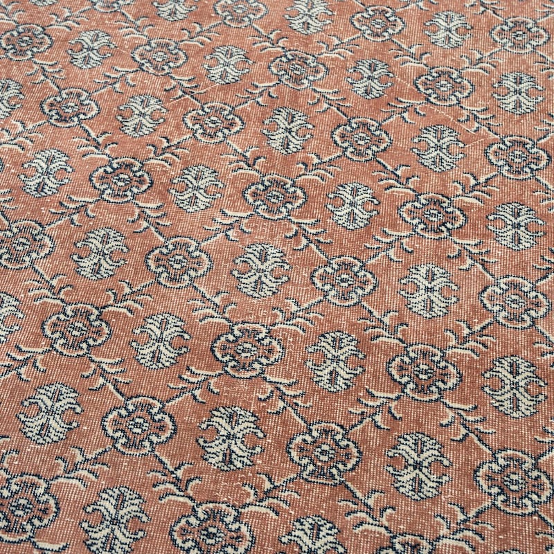 6x9 Wool Orange Rug - Etsy