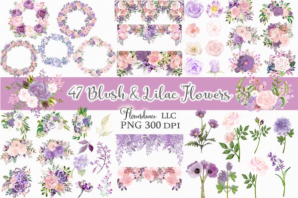 Lilac Line Art, Flower Line Art, Botanical Clipart, SVG, Hand Drawn ...