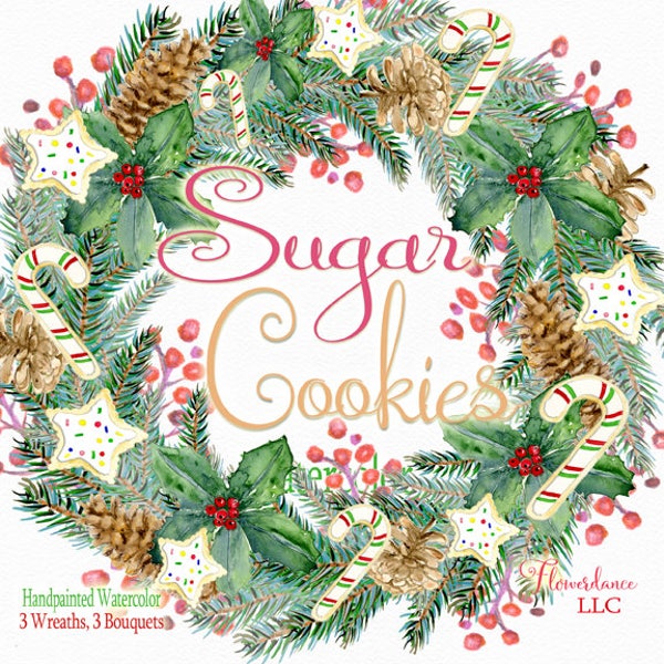 Frosted Cookie Clipart - Etsy