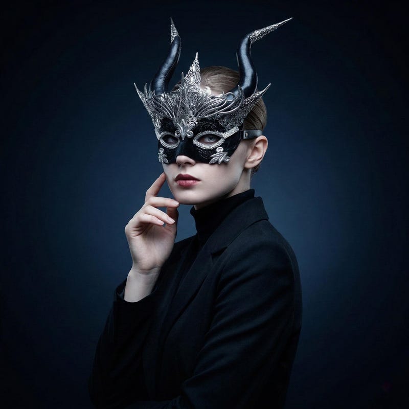 Maleficent Mask - Etsy