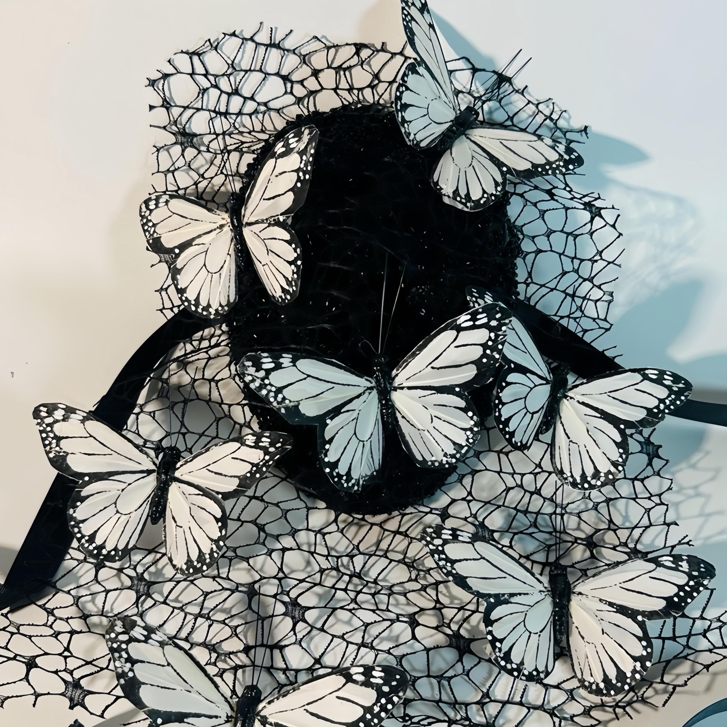 Black Beaded Masquerade Mask, Gothic Avant-garde Face Jewelry ...