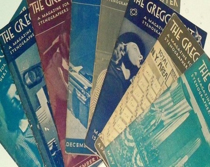 The GREGG WRITER Magazine 1942 1943 - Etsy