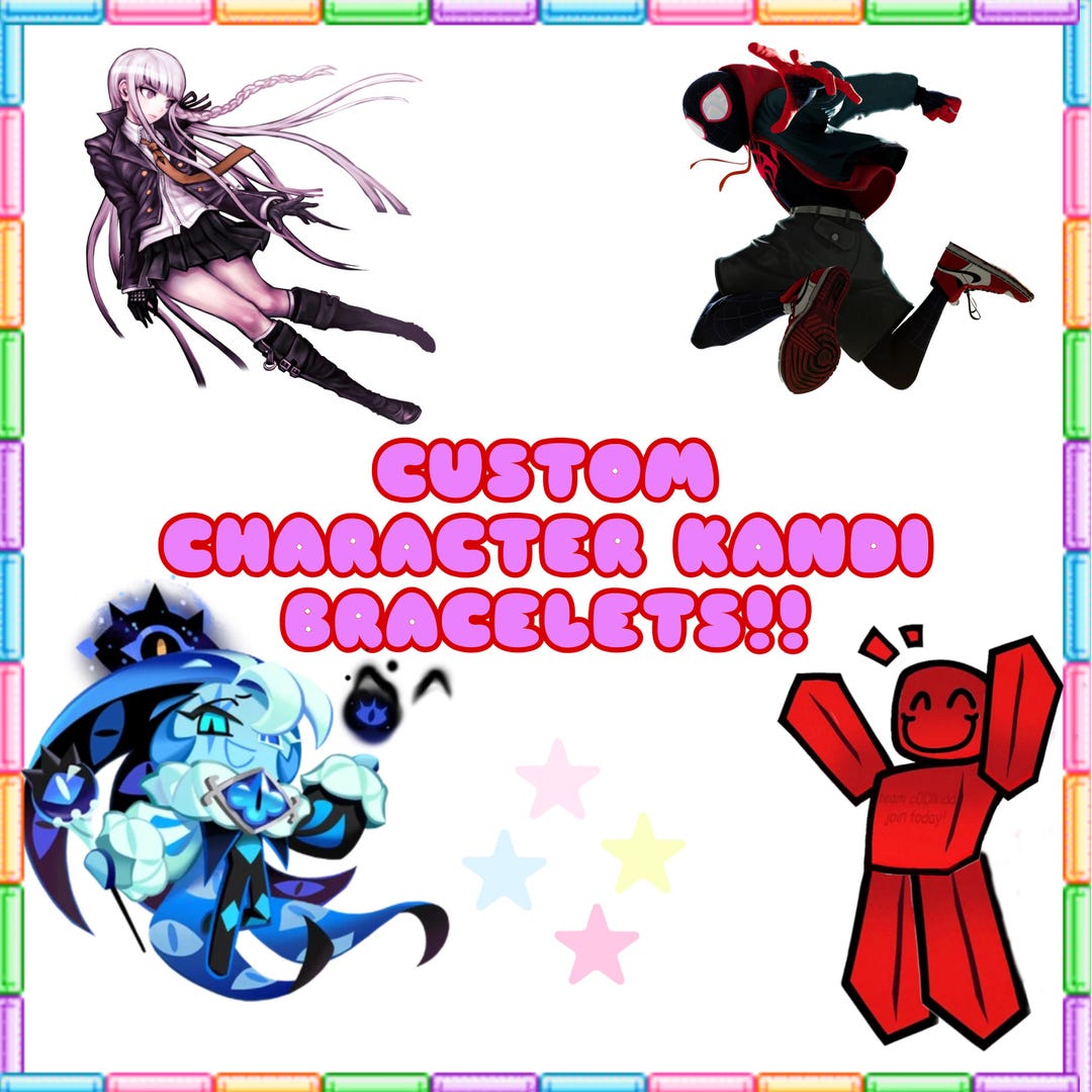 Custom Character Kandi Singles - Etsy