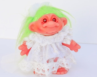 Vintage Russ Troll Dolls Bride and Groom Wedding Trolls - Etsy