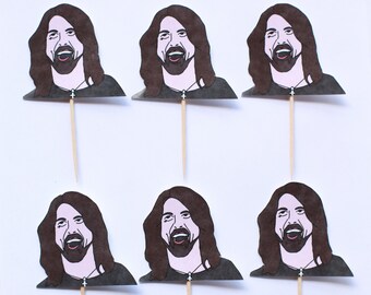 Nirvana Cake Toppers Set of 6 | Etsy