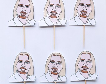 Hayley From Paramore Cake Toppers Set of 6 | Etsy