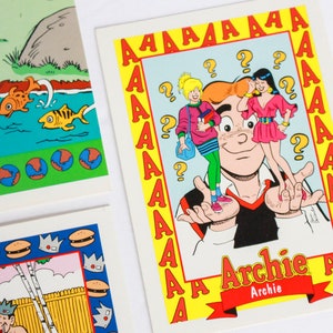 Vintage Archie Trading Cards, Archie Comics Trading Cards, Archie Cards ...