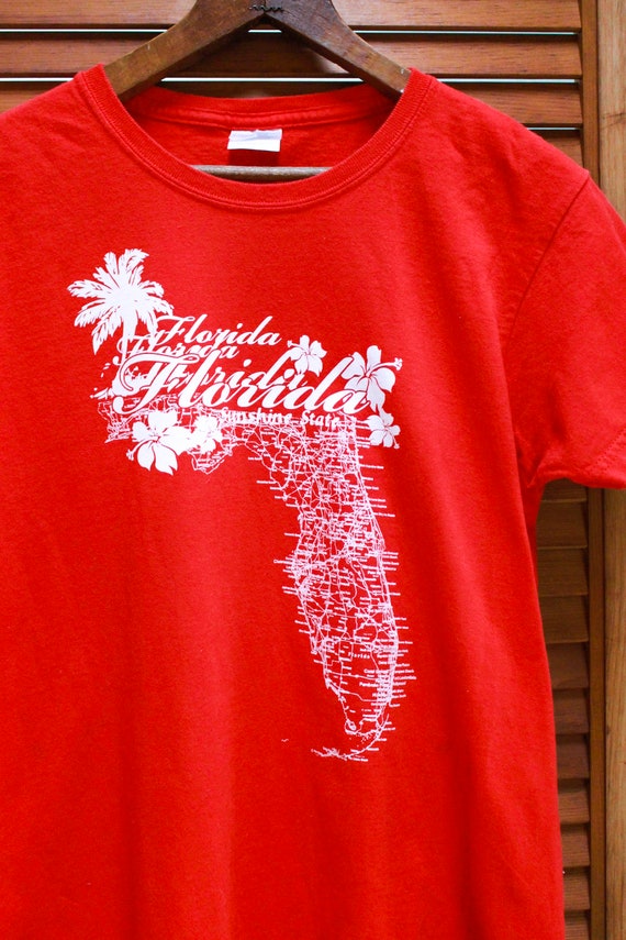 Vintage Florida Shirt, Florida Map Shirt, Vintage Flo… - Gem
