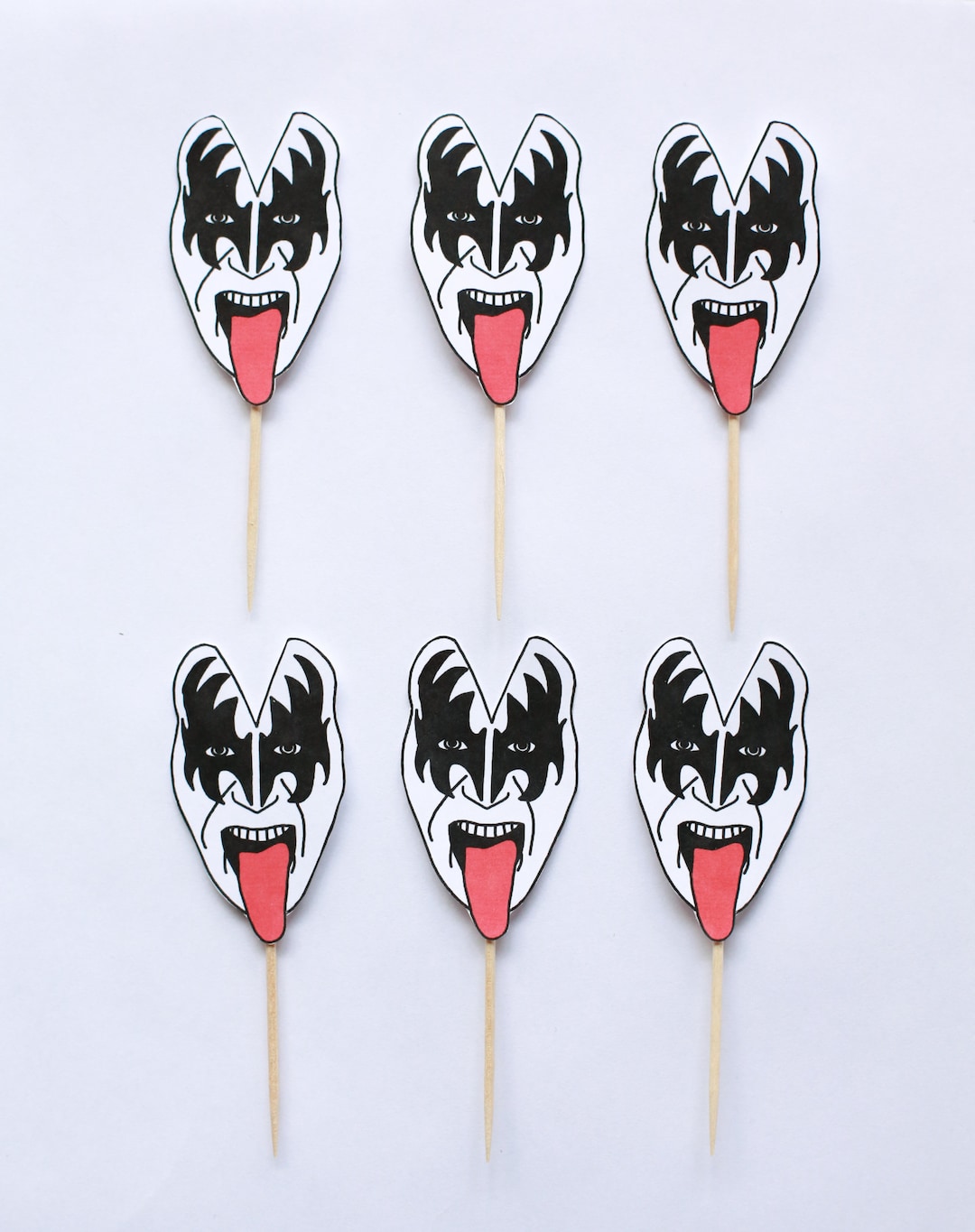 Kiss Cake Toppers - DIGITAL DOWNLOAD - Make Your Own - Etsy