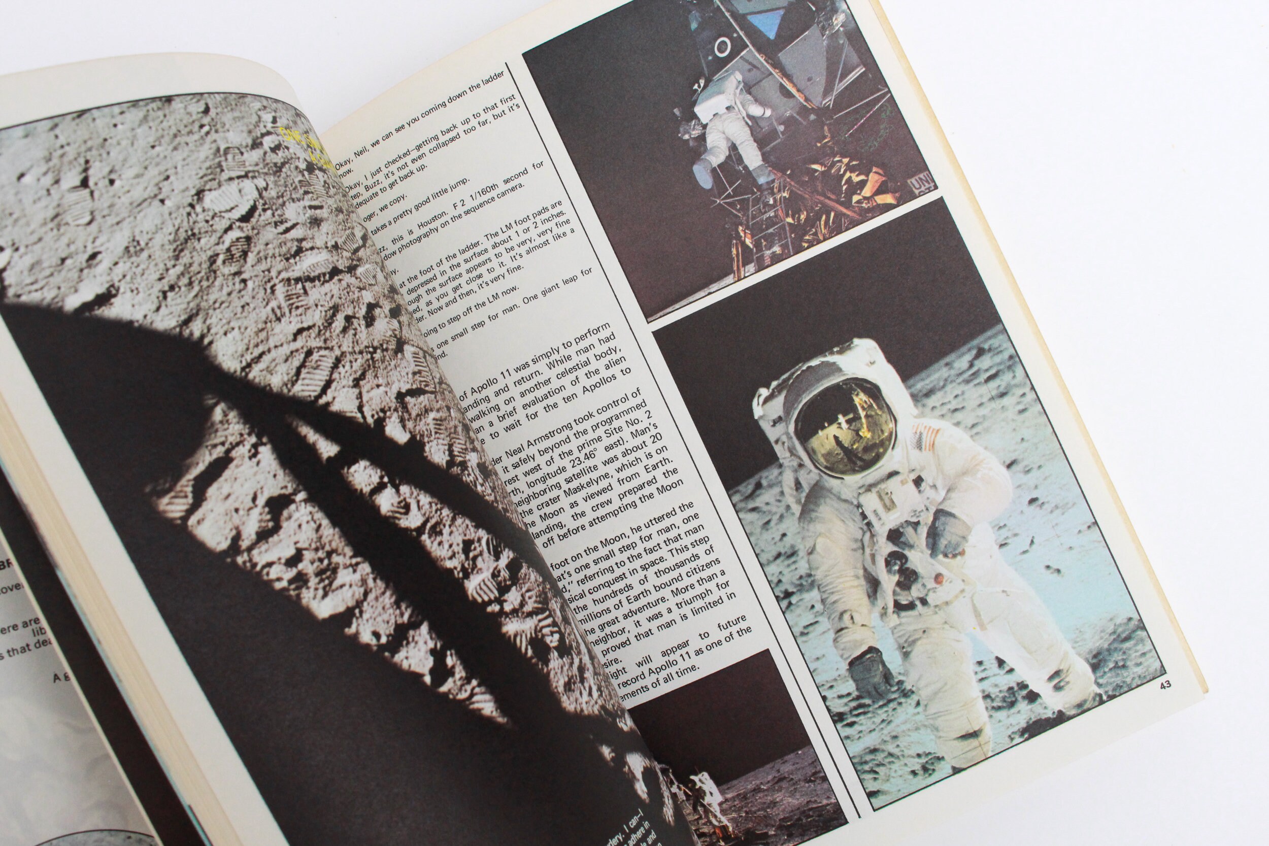 1960s Space Book: We Came in Peace, Vintage Space Book From Gulf Oil ...