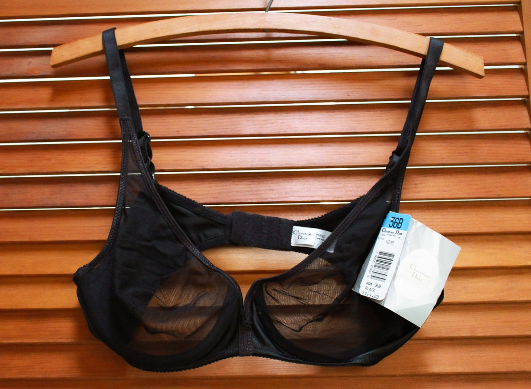 Vintage Christian Dior Bra, Vintage 1990s Bra 36B, 90s Bra, Sexy Grunge ...