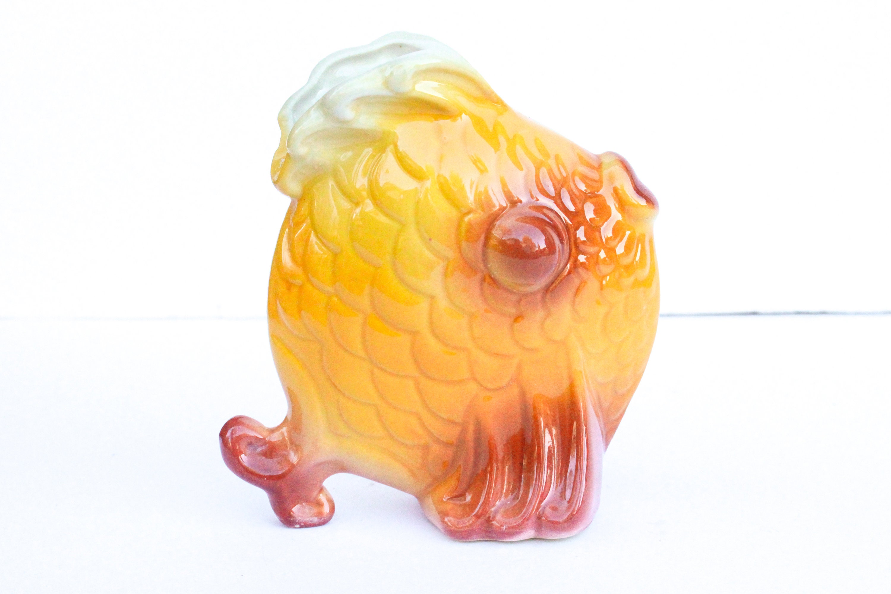 Vintage Fish Vase Ceramic Fish Vase 1960s Goldfish Vase - Etsy Canada