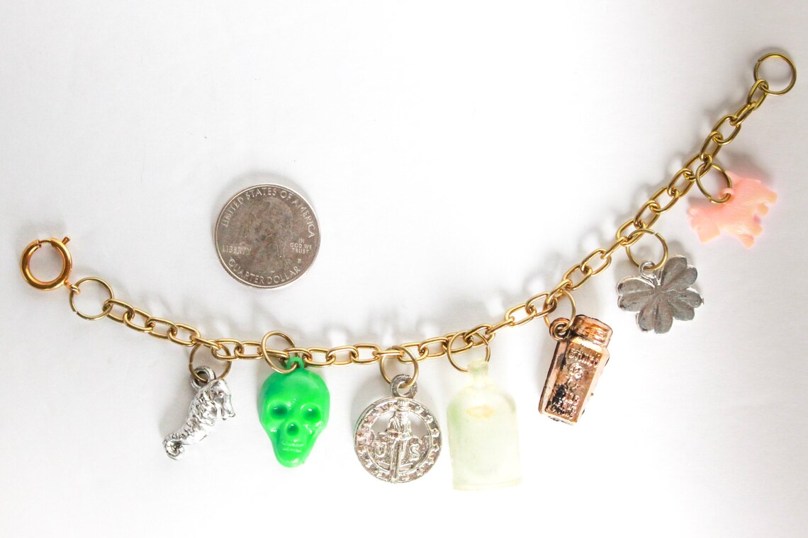 Vintage Voodoo Charm Bracelet Vintage Charm Bracelet Vintage - Etsy