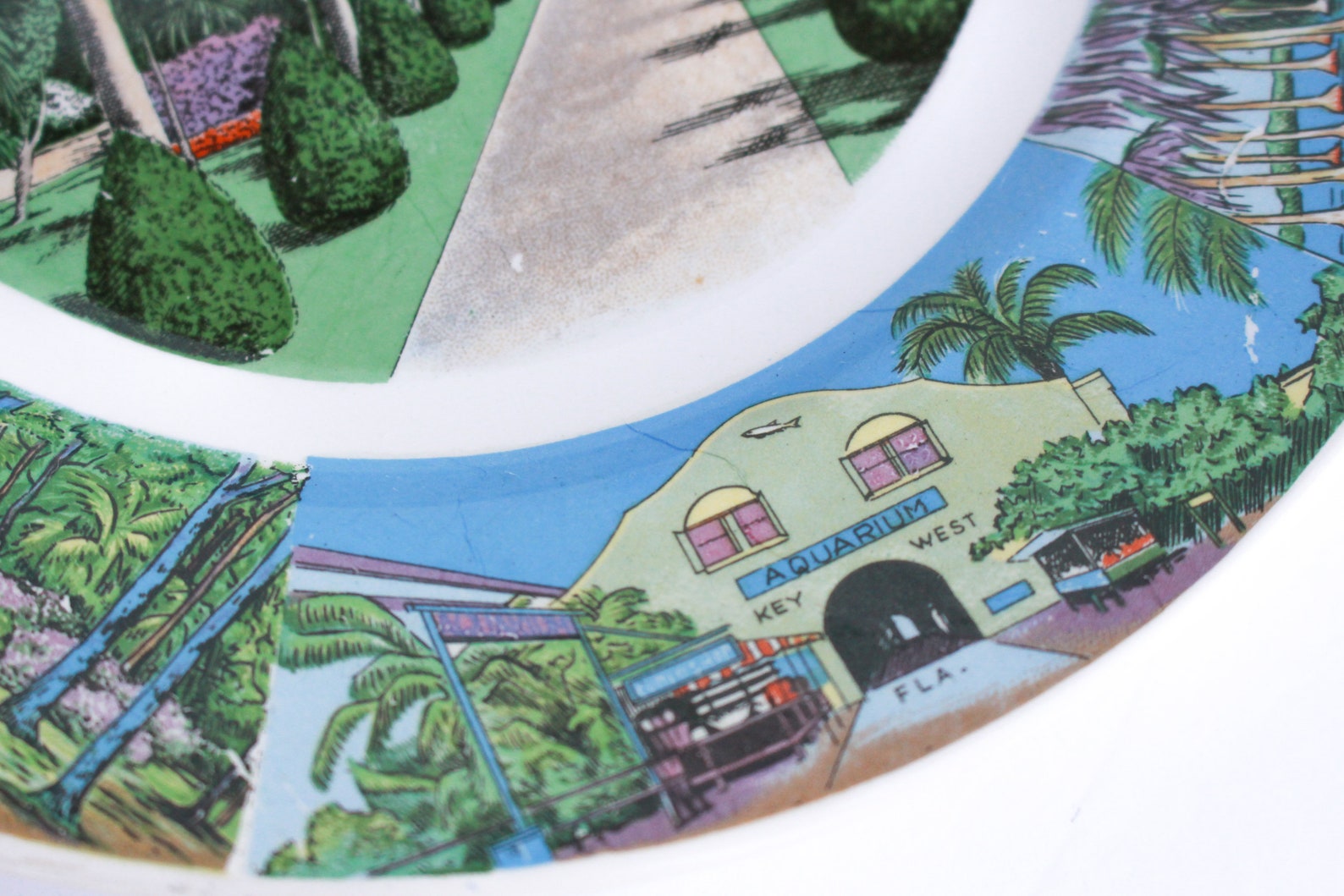 Vintage Florida Plate Vintage Miami Plate Florida Souvenir | Etsy