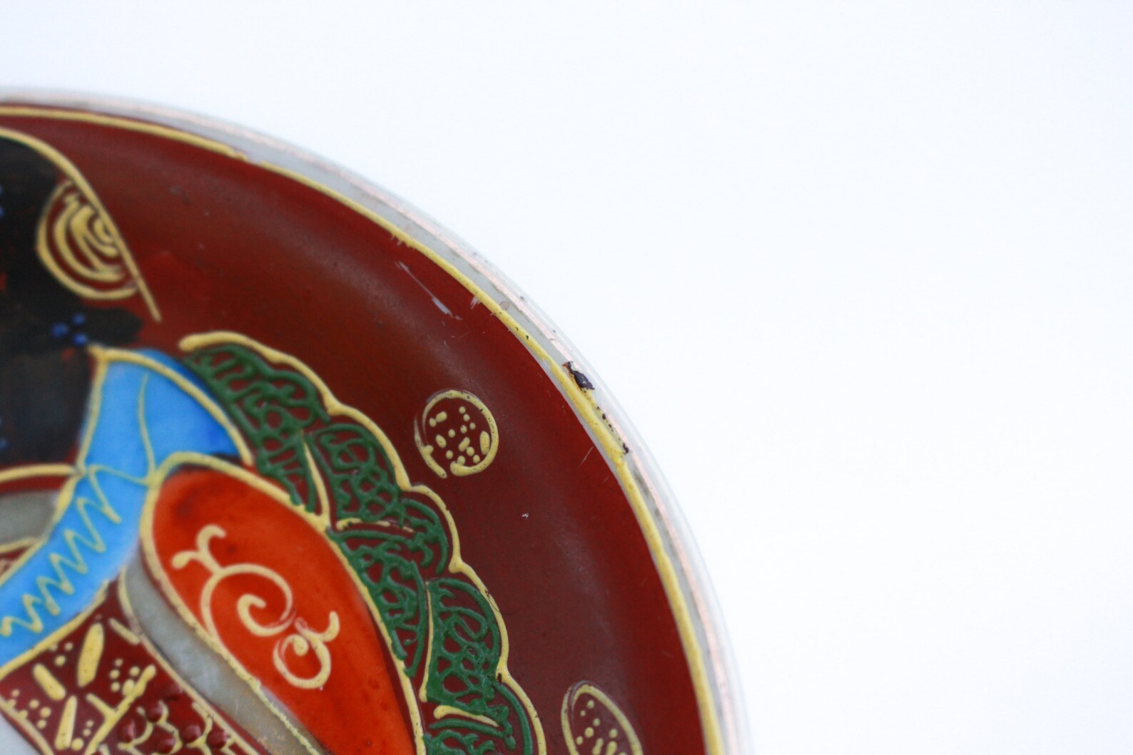 Small Vintage Japanese Plate, Vintage Japanese Dish, Vintage Satsuma ...