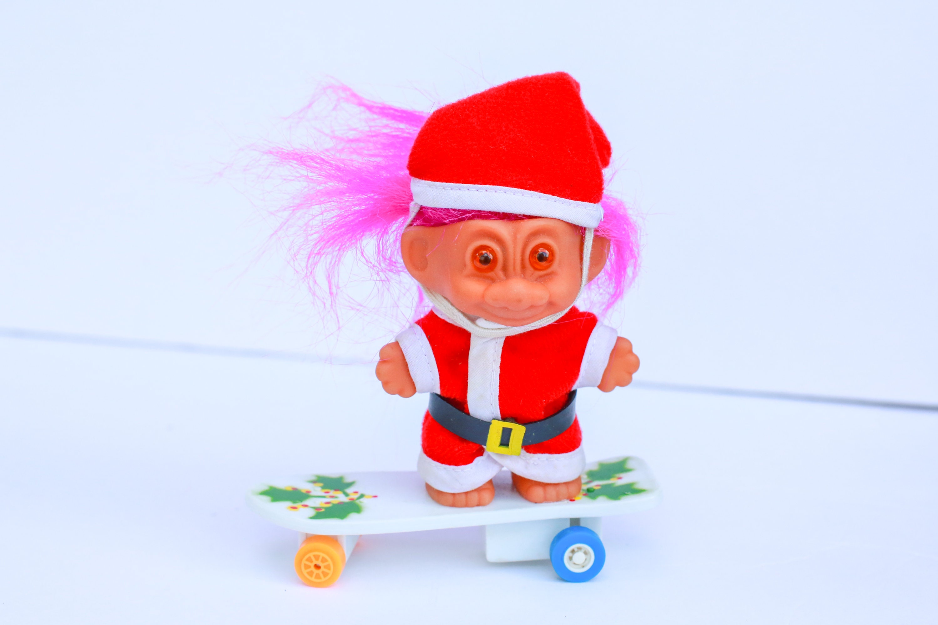 Vintage Troll Doll On Skateboard Skateboarder Troll Doll Etsy Uk