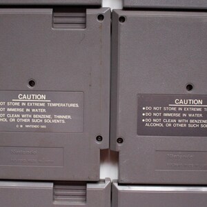 Vintage Nintendo Games, Vintage Nintendo Cartridges, NES Cartridge ...