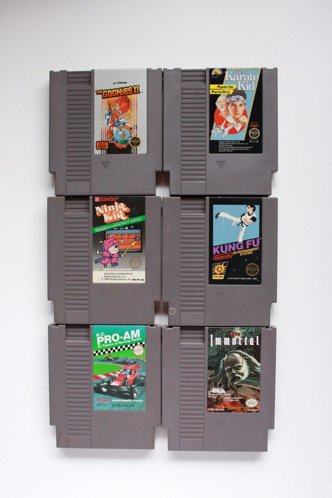 Vintage Nintendo Games Vintage Nintendo Cartridges NES - Etsy