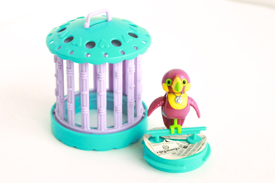 Vintage Littlest Pet Shop Toucan in Bird Cage - Etsy