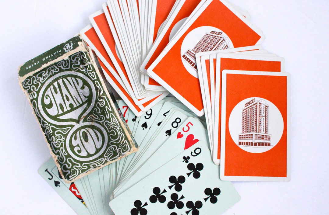 Vintage Playing Cards Vintage Brown & Bigelow Playing Cards - Etsy